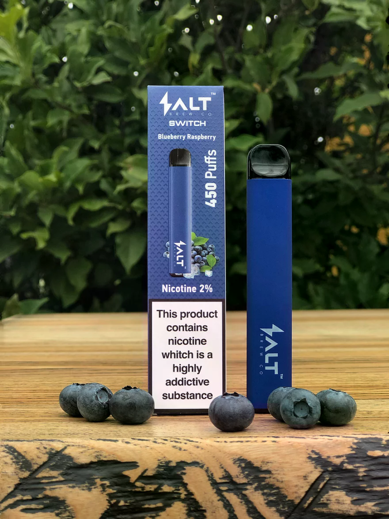 SALT Switch – Disposable Vape Pod | Blueberry Raspberry - Salt Switch COM