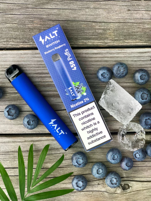 SALT Switch – Disposable Vape Pod | Blueberry Raspberry - Salt Switch COM
