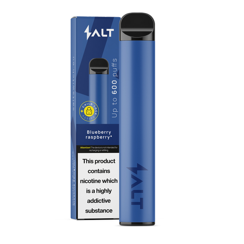 Disposable E-Cigarette SALT Switch | Blueberry Raspberry 600 puff ...