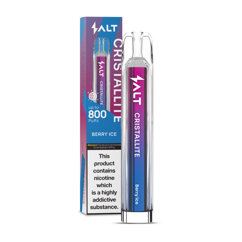 Disposable E-Cigarette SALT CRISTALLITE Berry 800 puff - Salt Switch COM